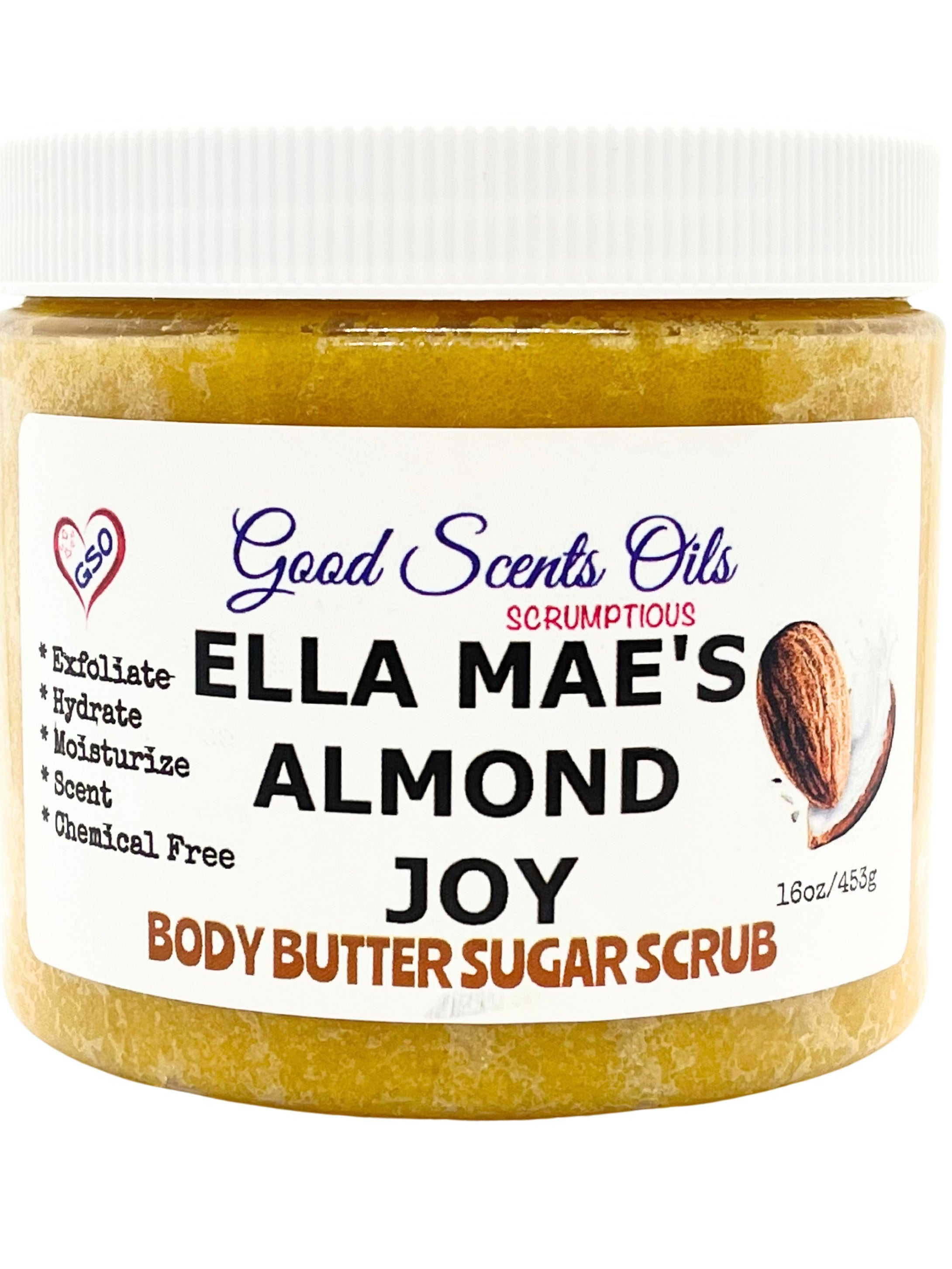 ELLA MAE ALMOND JOY BODY SCRUB – GOOD SCENTS OILS