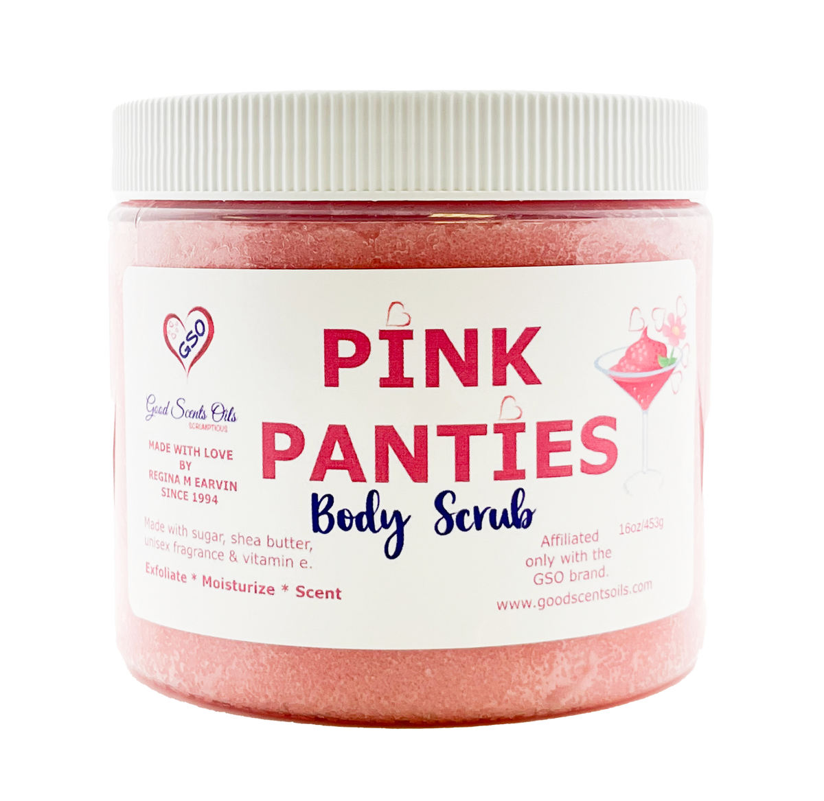 PINK PANTIES BODY SCRUB 16oz – GOOD SCENTS OILS